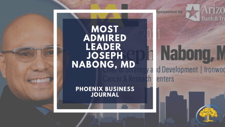 Ironwood Physician Joseph Nabong, MD Named Most Admired Leader by ...