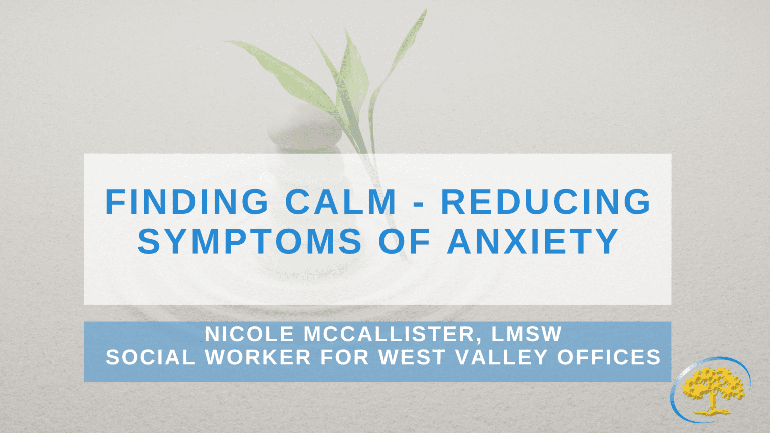 Finding calm – reducing symptoms of anxiety - Ironwood Cancer ...
