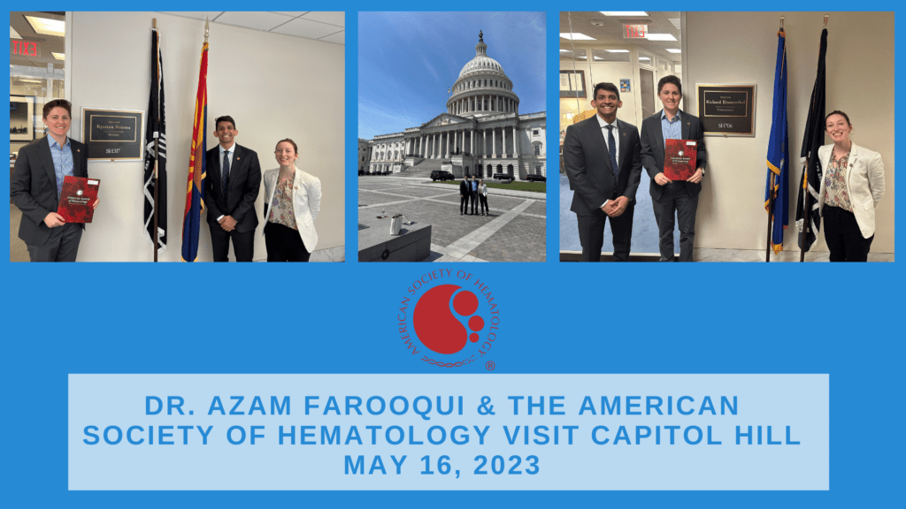 Dr. Farooqui Visits Capitol Hill - Ironwood Cancer & Research Centers